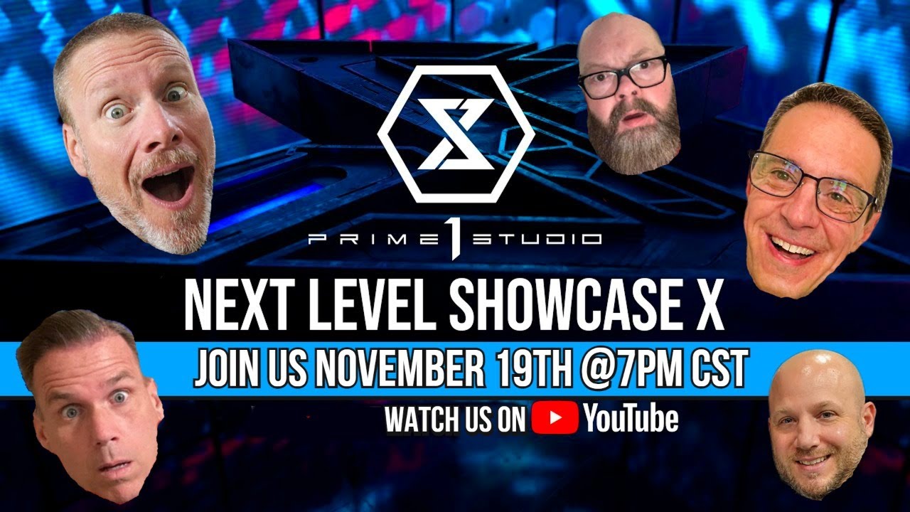 🔴LIVE REACTION SHOW! Prime 1 Studio NEXT LEVEL SHOWCASE #5! New Reveals ...