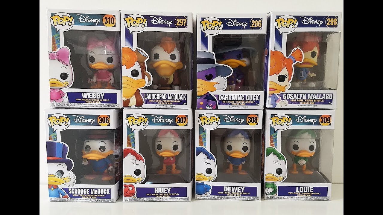 Coleção Funko POP Disney Ducktales & Darkwing Duck (Unboxing - Review ...