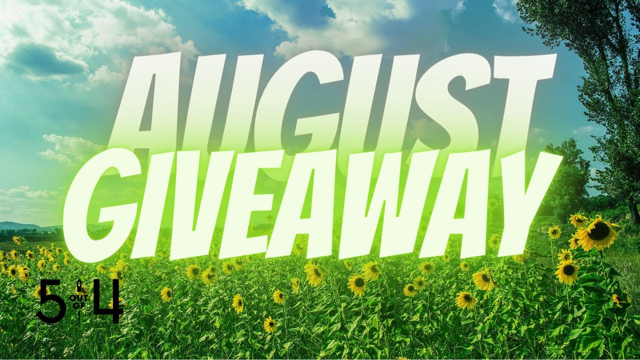 August giveaway - YouTube