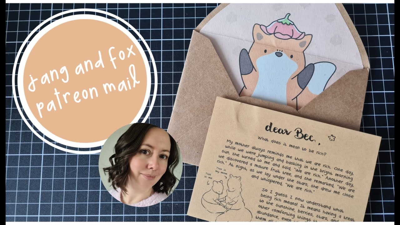 Jang and Fox Patreon - Letter Hug Subscription September & October ...