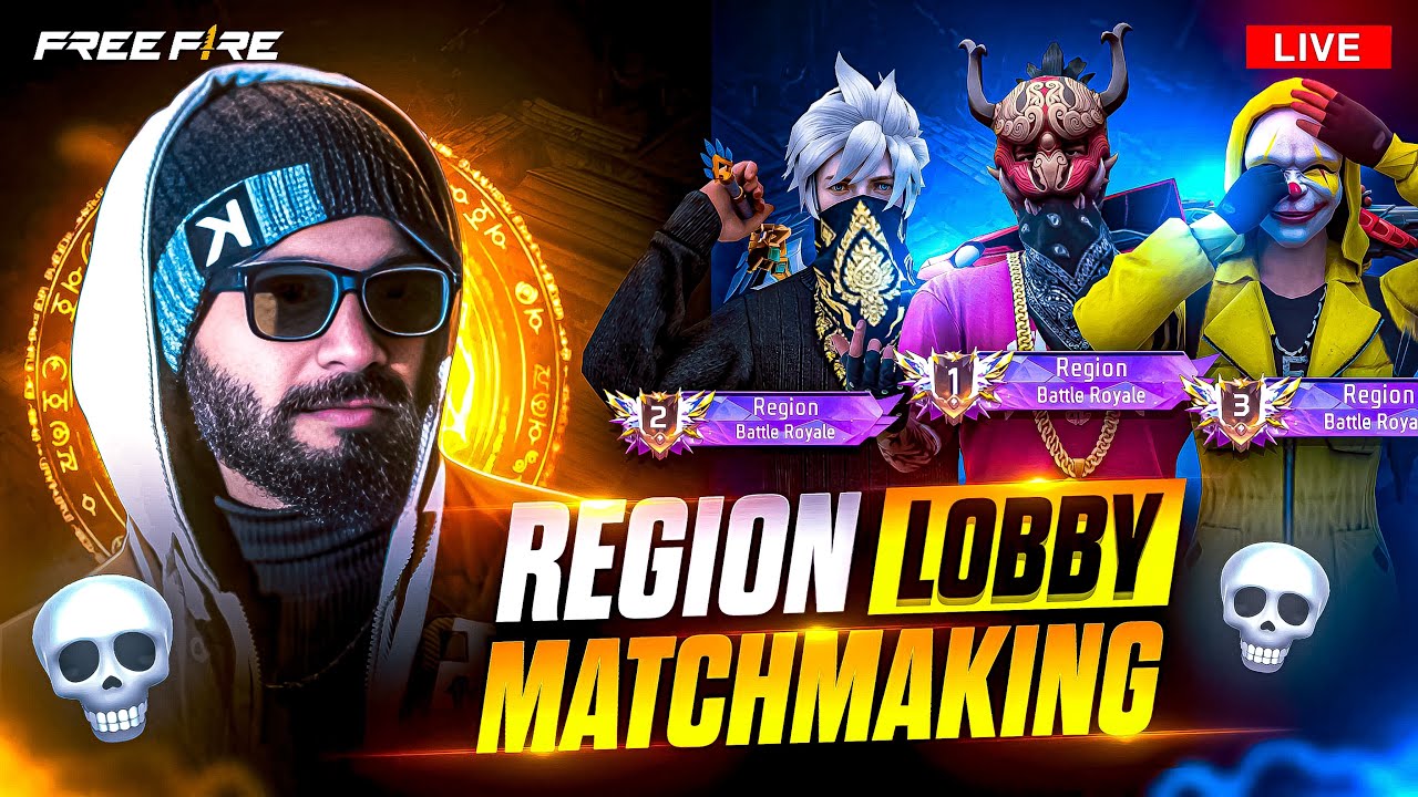 [LIVE] Playing Into Region Lobby 😲 Br Rank Gameplay🔥Free Fire - YouTube