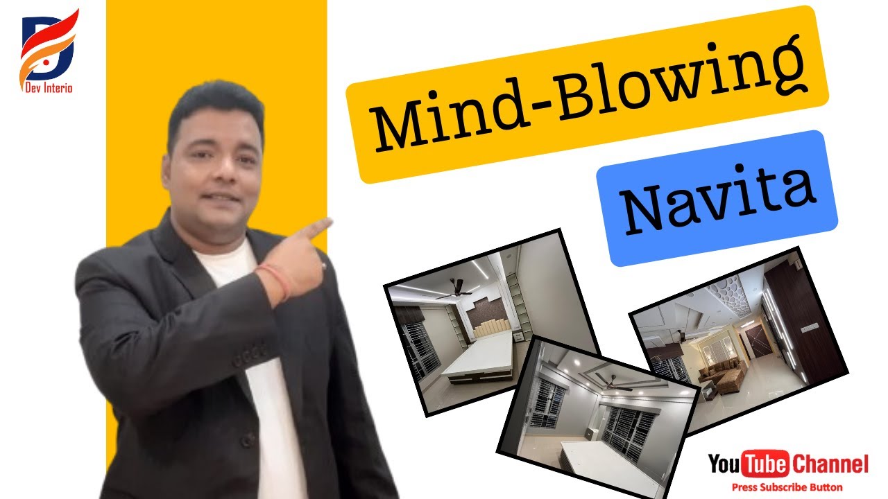 Mind-Blowing Navita | Full Video On Youtube | 3BHK Interior Design Kolkata | Dev Interio - YouTube