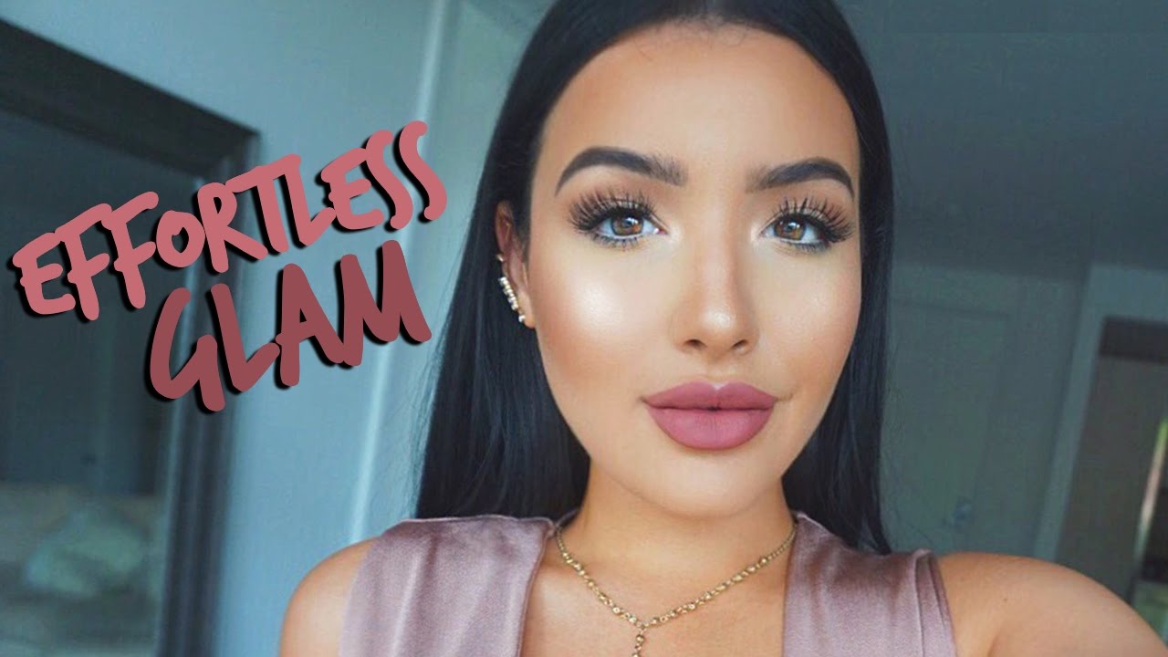 EFFORTLESS THANKSGIVING GLAM MAKEUP TUTORIAL - YouTube