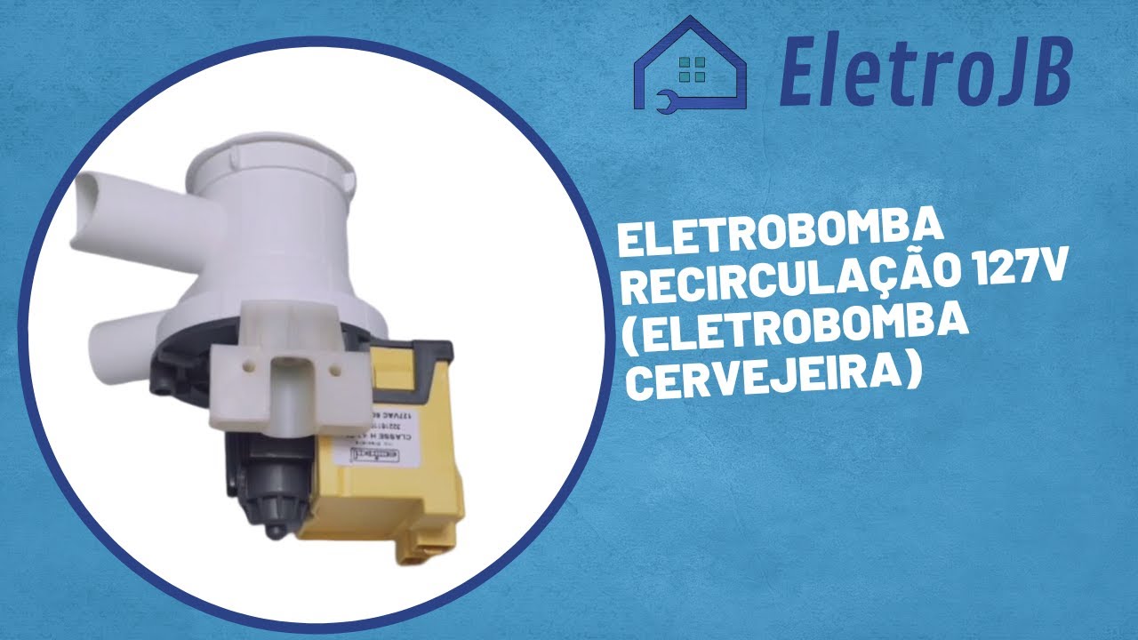 Eletrobomba Recirculação 127v (eletrobomba cervejeira) - YouTube