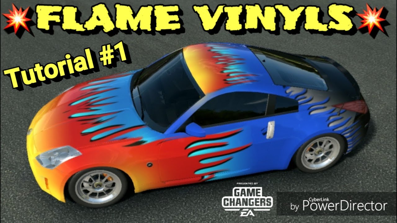 How to do FLAME Vinyls in Real Racing 3 - Video 1 CC - YouTube
