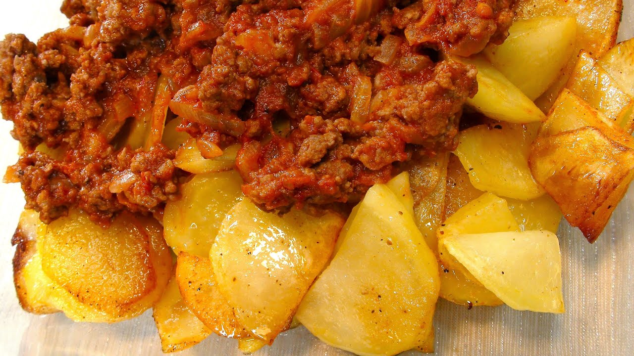 Simple and quick recipe, potatoes and minced meat‼️ The whole family ...