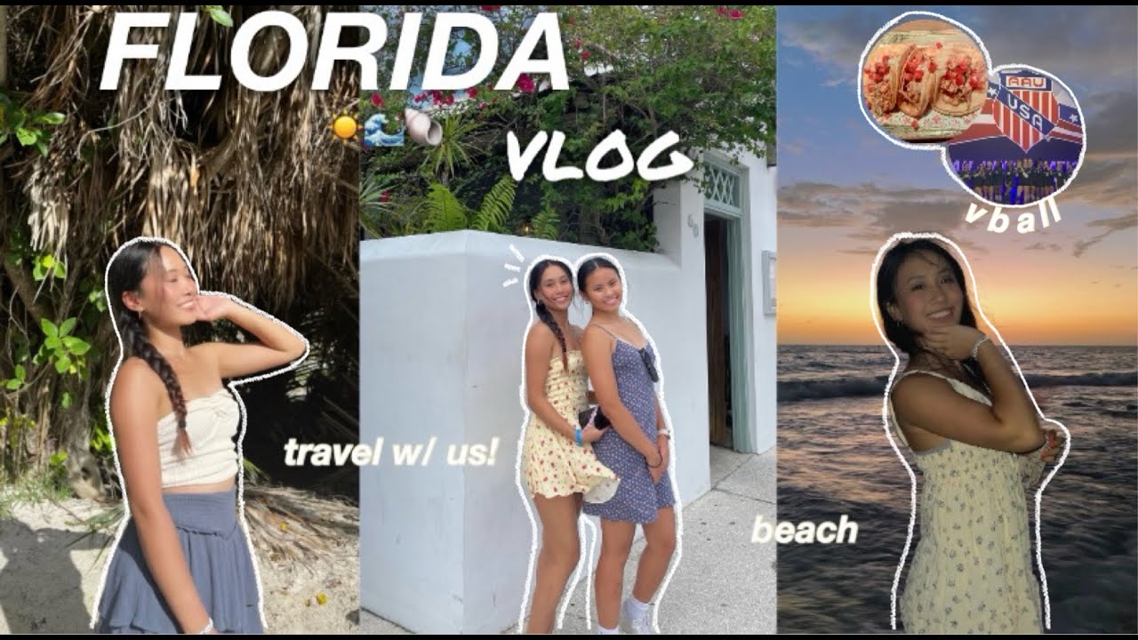 SISTERS FLORIDA TRAVEL VLOG! ☀️🌊 - YouTube