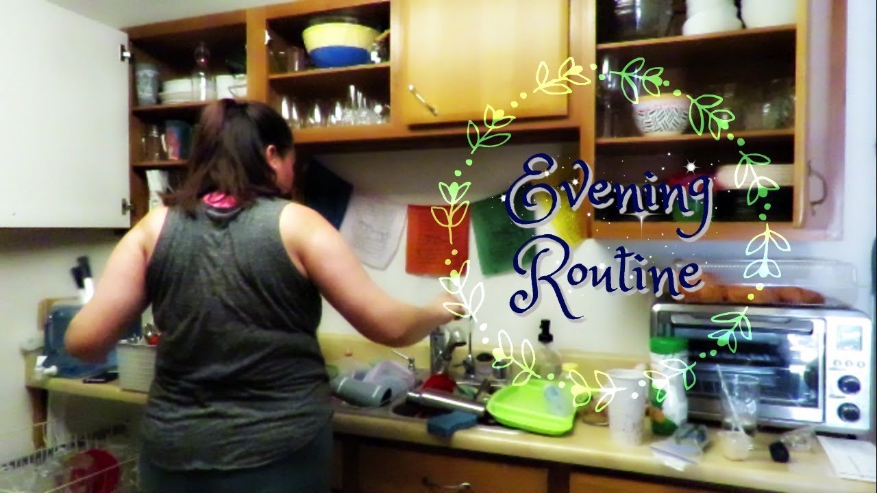 FAMILY EVENING ROUTINE// SPEED CLEAN WITH ME - YouTube