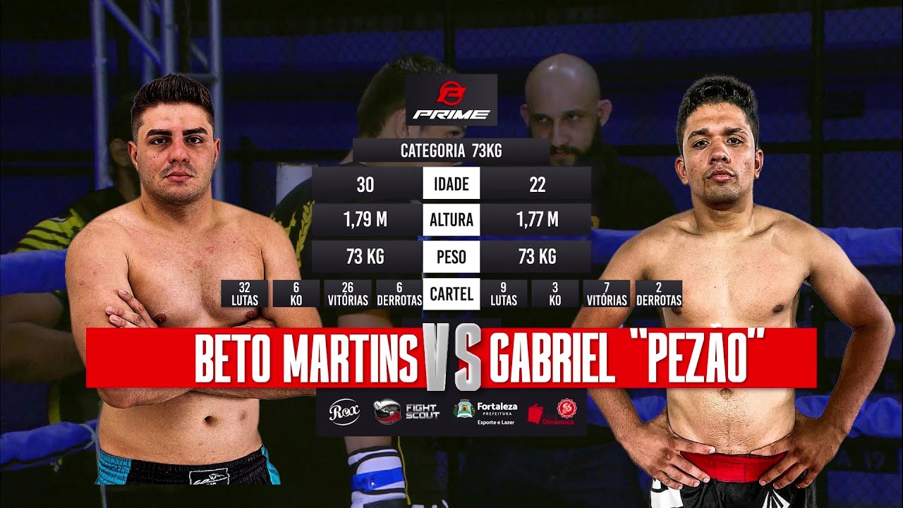 Beto Martins vs Gabriel 'Pezão' - Prime Kickboxing #6 - YouTube