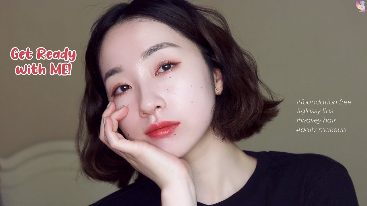 Eng 파데프리 톤업크림과 립틴트 추천💘마스크 쓰는 요즘 메이크업 같이 준비해요 Grwm With Foundation