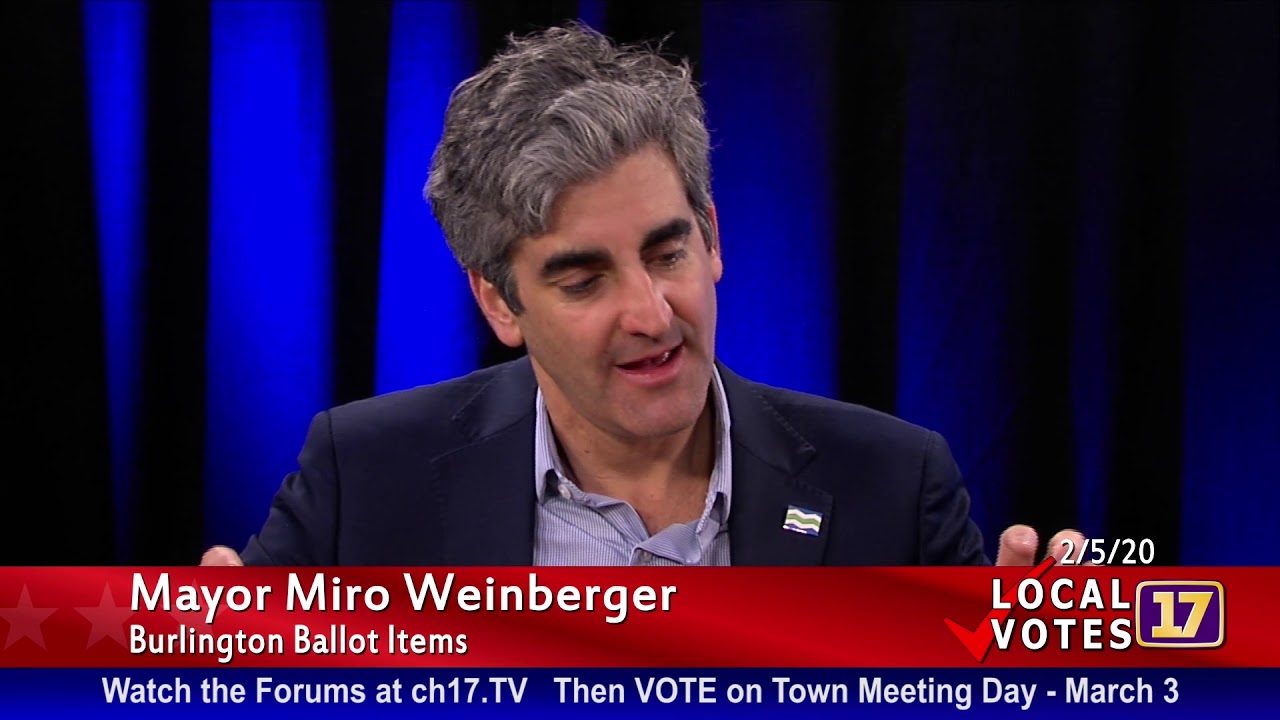 Burlington Mayor On Budget - YouTube