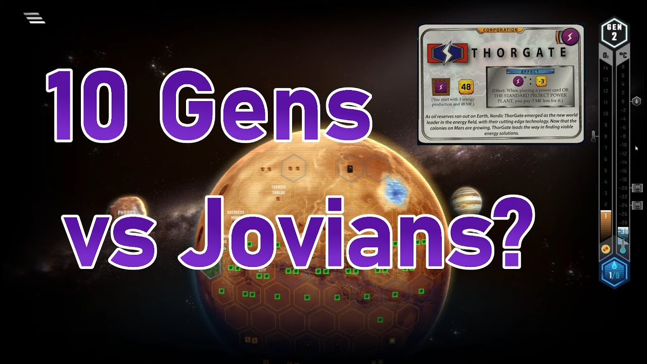 Terraforming Mars Online #64 - Thorgate vs Jovians? - YouTube