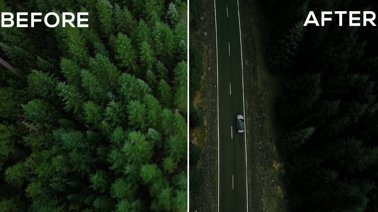 MOODY FOREST COLOUR GRADING BREAKDOWN - YouTube