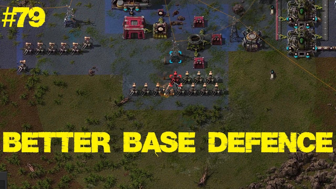 Factorio Space Exploration #79 Better base Defense - YouTube