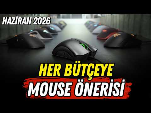 HER BÜTÇE İÇİN GAMING MOUSE ÖNERİSİ! Haziran 2026 Güncel Mous Önerileri!