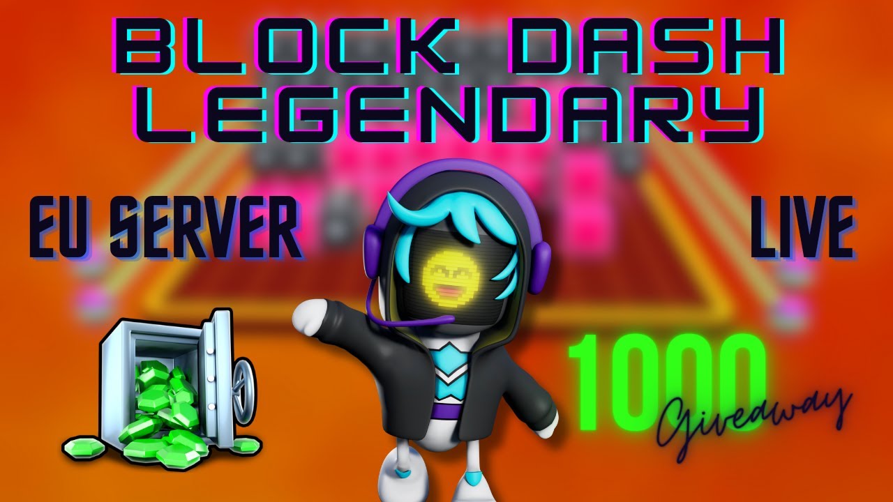 [EU] Live: Gems Giveaway | Block Dash Legendary #StumbleGuysLive - YouTube