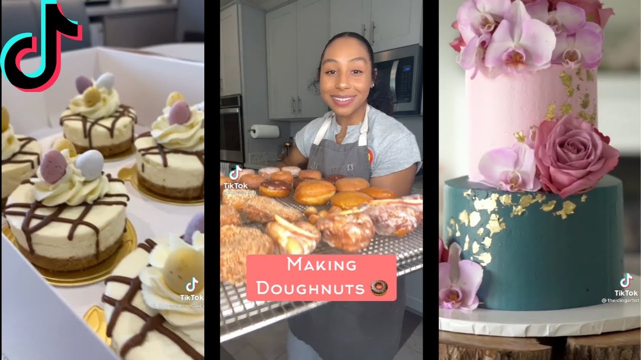 🍫TIKTOK BAKED GOODS & SWEETS | SMALL BUSINESS COMPILATION🍫 // with ...