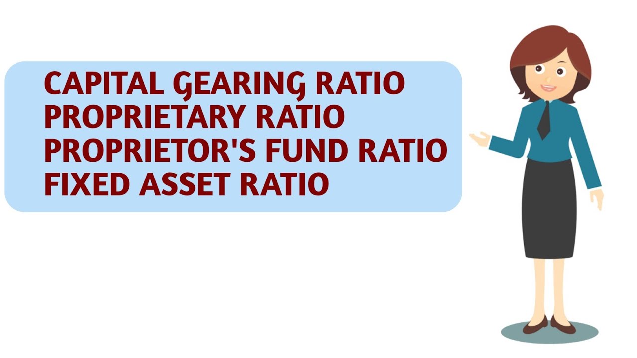 Problem and solution | capital gearing ratio | proprietors fund ratio ...
