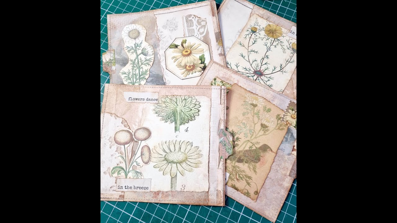 Craft with me...making large journal cards for my Paper bag journal # ...