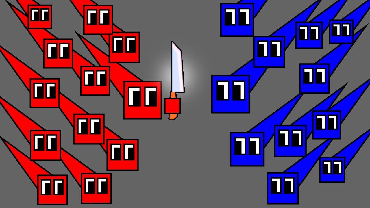 Red vs Blue: Cube Battle Gets Intense! - YouTube