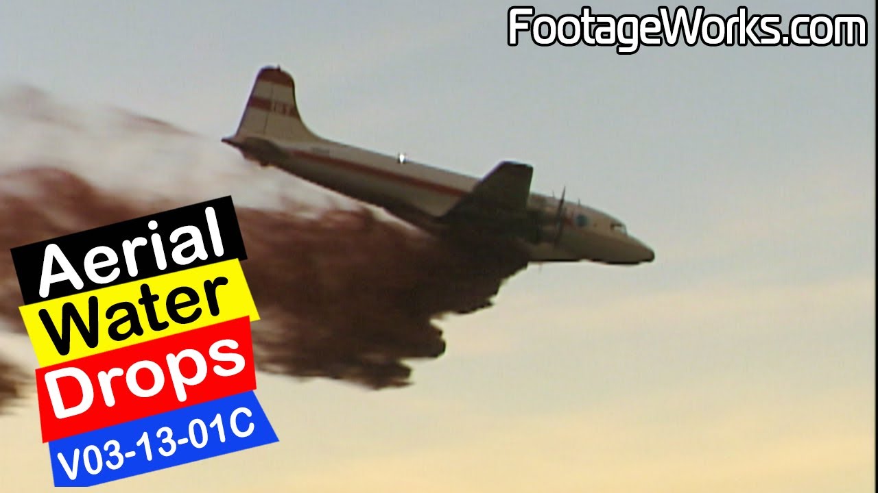Aerial Firefighting Water Dropping Tanker Aircraft - California ...