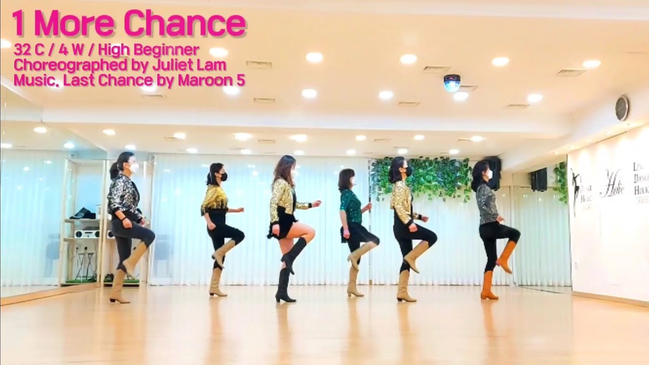 1 More Chance Line Dance🌈초급 라인댄스 High Beginner - YouTube