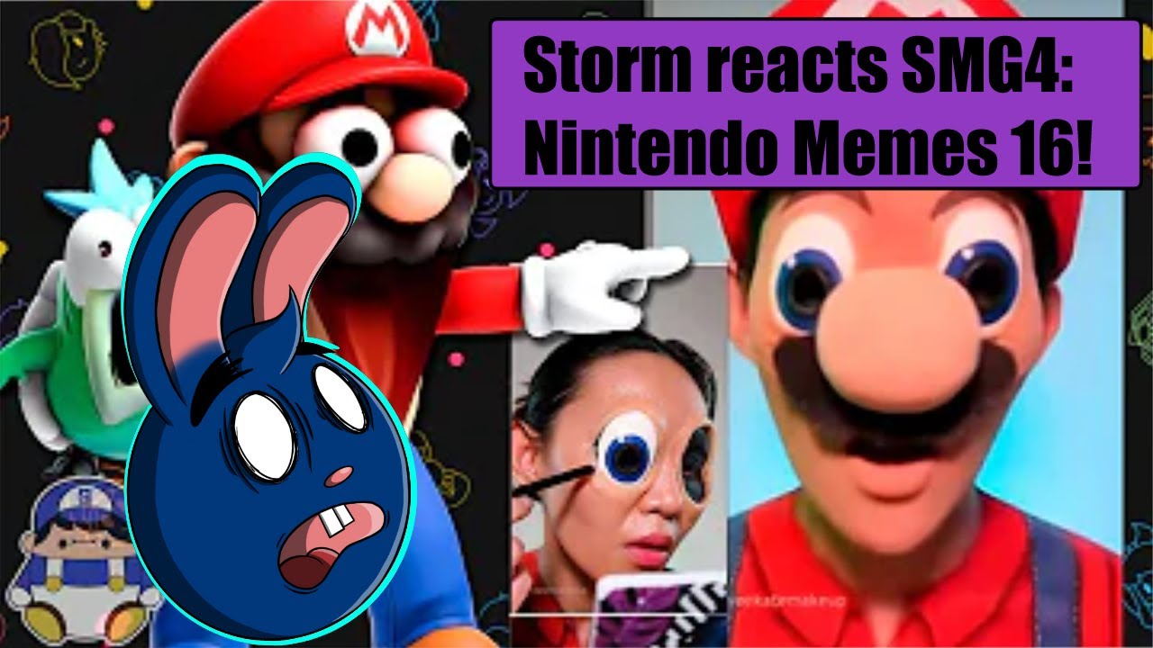 TOO MUCH EAR RAPE!!! : Storm Reacts: Mario Reacts To Nintendo Memes 16 ...
