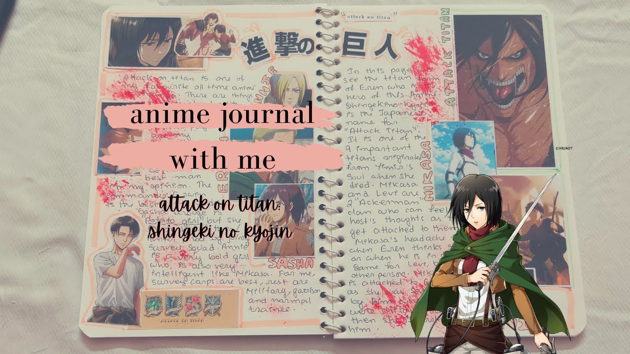 Attack On Titan: ( unofficial )Anime Journal with me [full HD] :) - YouTube