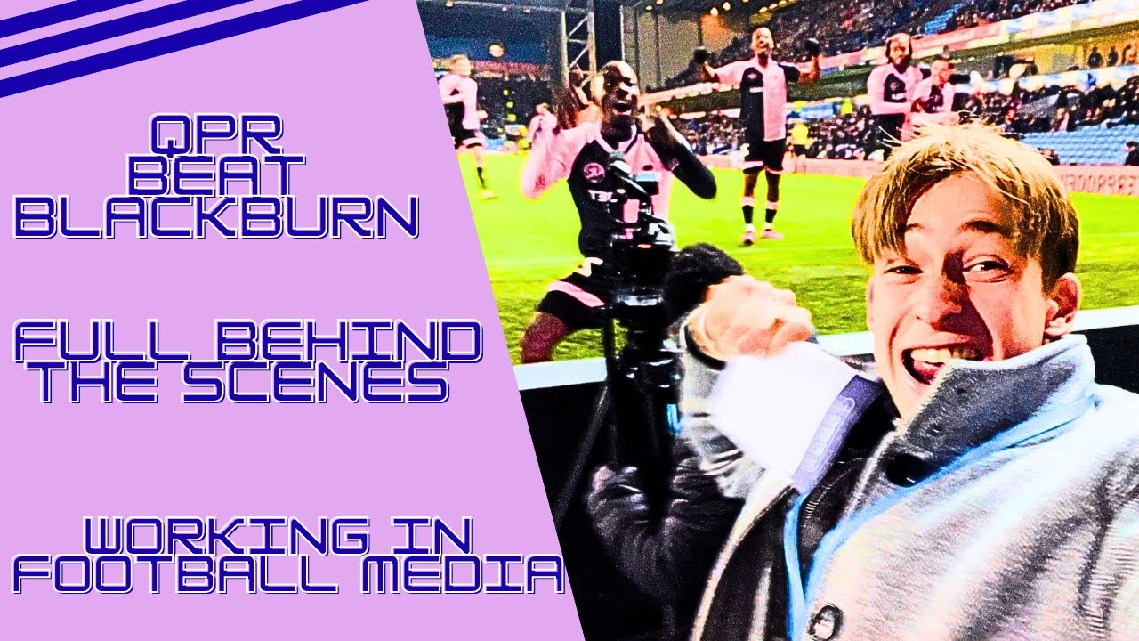 PROFFESIONAL Football Commentator's Behind the Scenes on @QPR WINNING ...