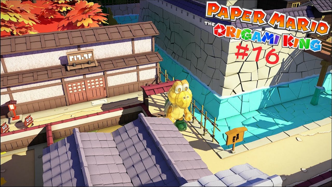 Wir erkunden das Shogunland und finden einen Pappmacho-Koopa ...