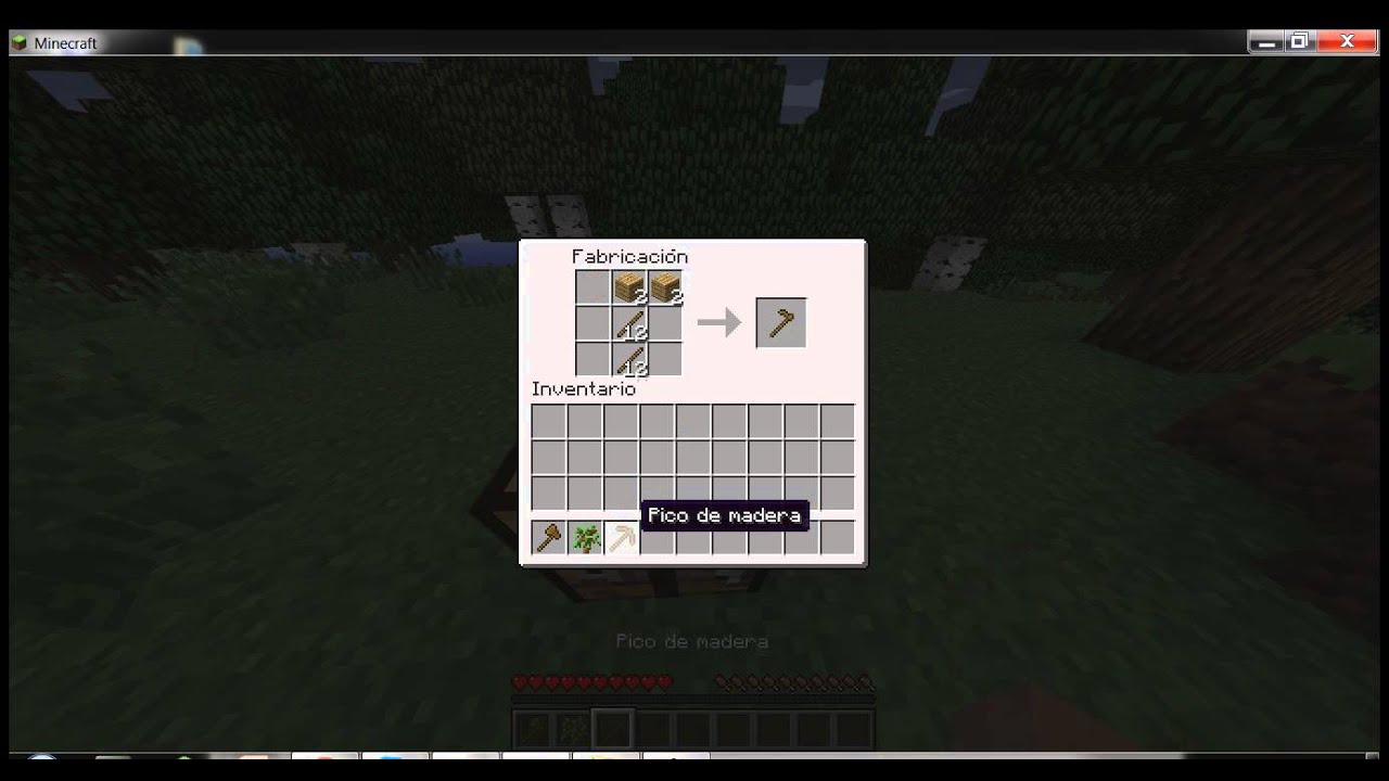 Como contruir las armas basicas de Minecraft (1parte) - YouTube