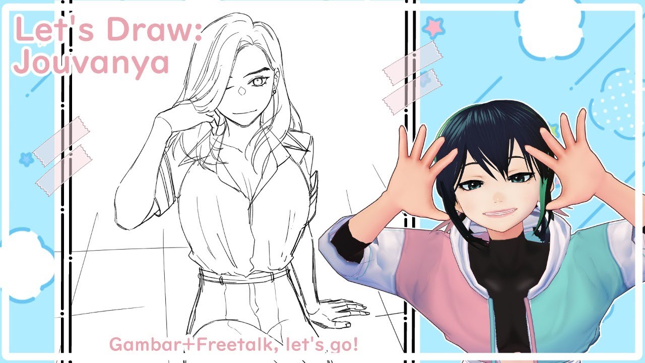 [LET'S DRAW] Let's draw this sekushi nee-san~ - YouTube