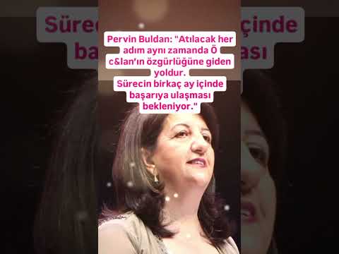 PERVİN BULDAN ATILACAK HER ADIM AYNI ZAMANDA ÖZGÜRLÜĞÜNE GİDEN YOLDUR..SÜRECİN BİRKAÇ AY İÇİNDE..