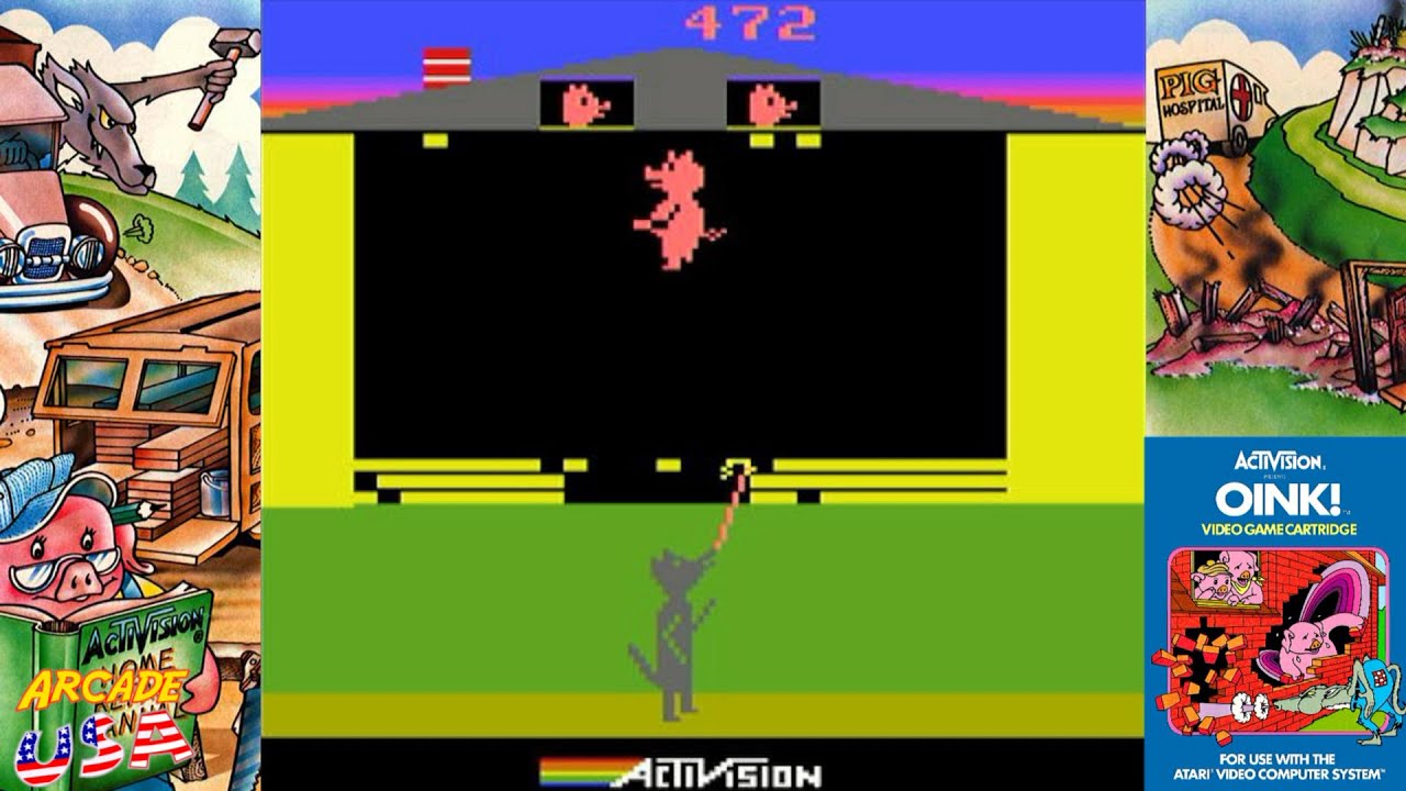 Oink! (Atari 2600 - Activision) - YouTube