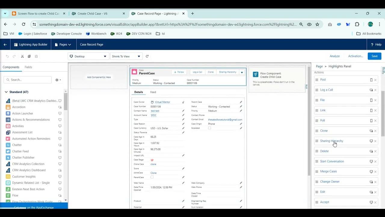 Using The Button Send The Record Id To The Flow Insalesforce Youtube 3086