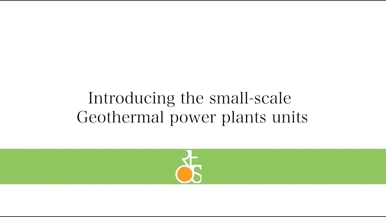 Introduction to Small Scale Geothermal Power Plant - YouTube