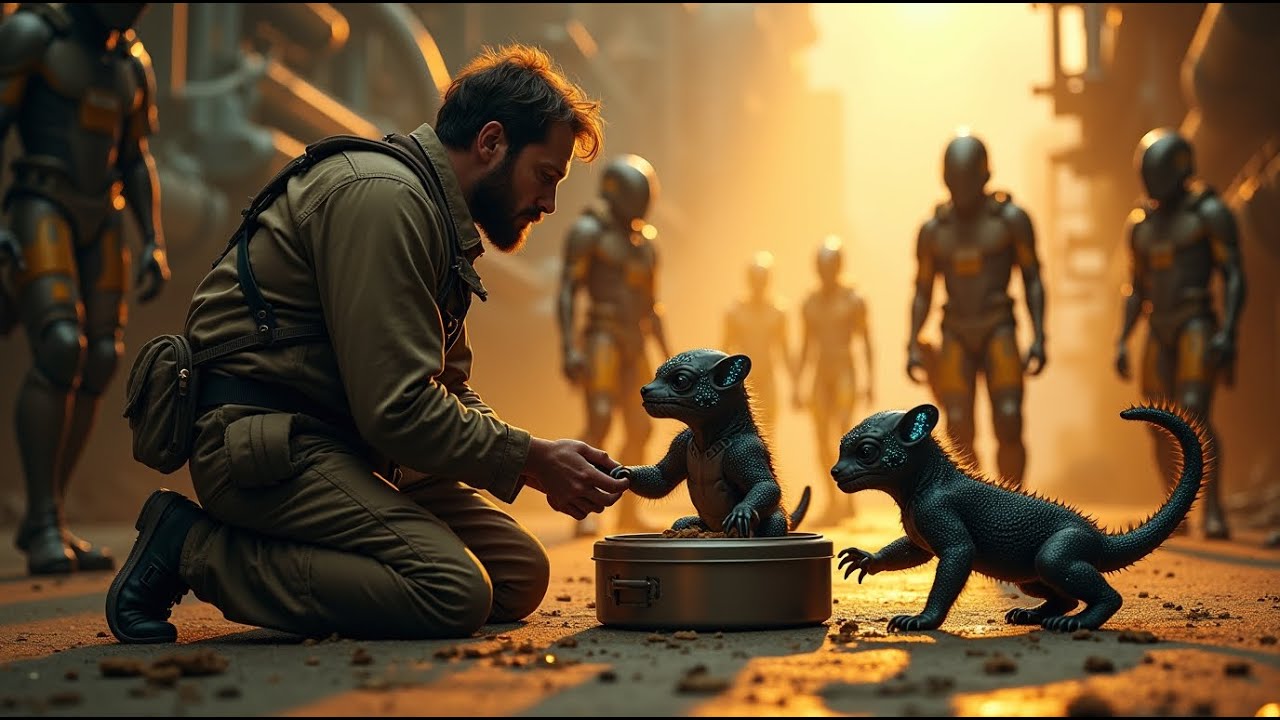 Human Foreman Adopted Abandoned and Despised Alien Apex Predator Cubs ...