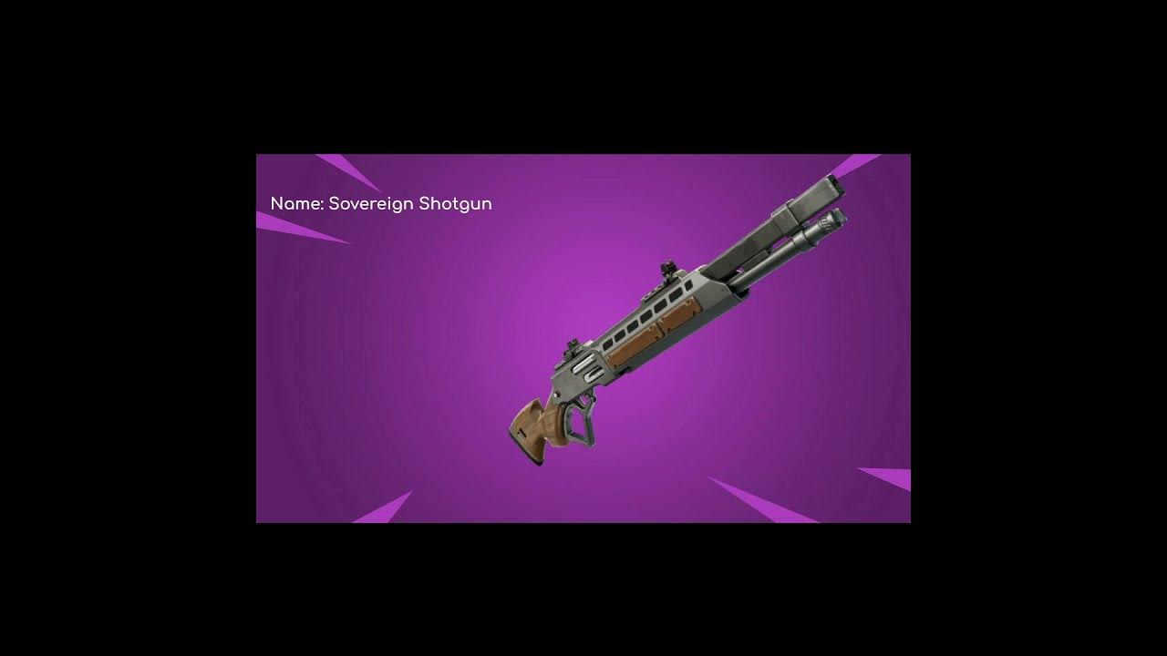 Fortnite: Sovereign Shotgun #fortnitebattleroyale - YouTube