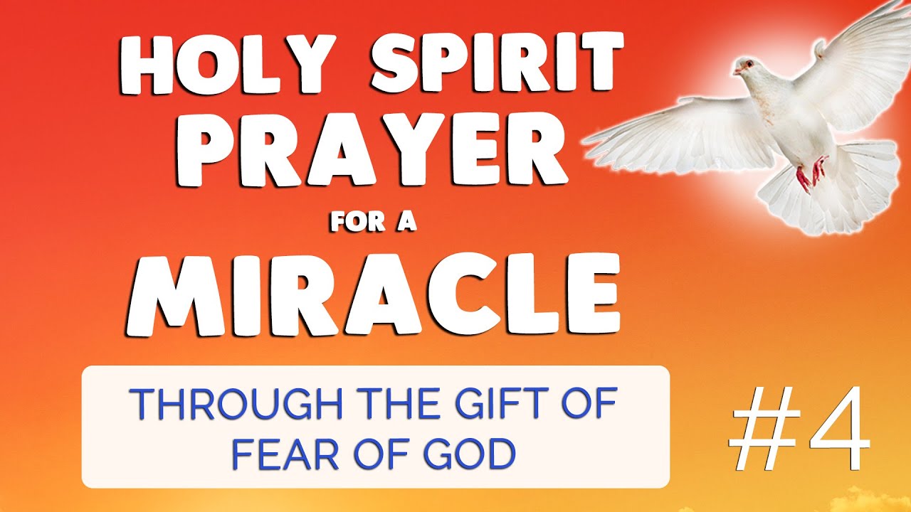 🙏 PRAYER for a MIRACLE to the HOLY SPIRIT 🙏 MIRACULOUS PRAYER - YouTube