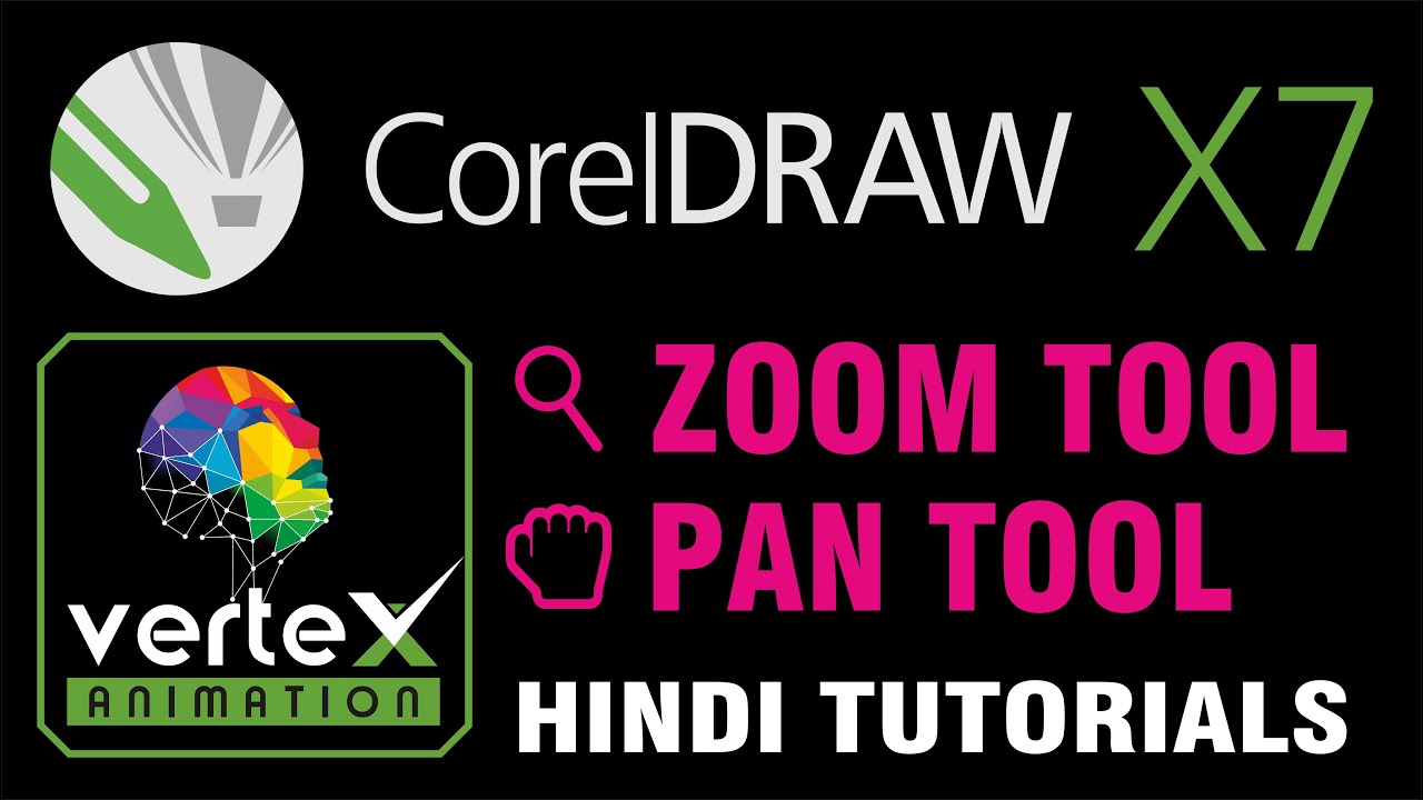 Corel Draw x7 || Beginner - Zoom Tool & Pan Tool || Pt-5 || Hindi/Urdu ...
