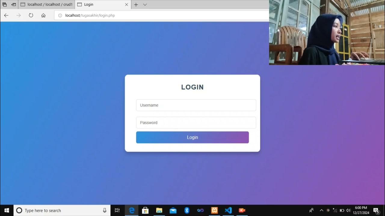 Tugas Pemrograman Web II "Membuat Aplikasi Tambah Data Mahasiswa" - YouTube
