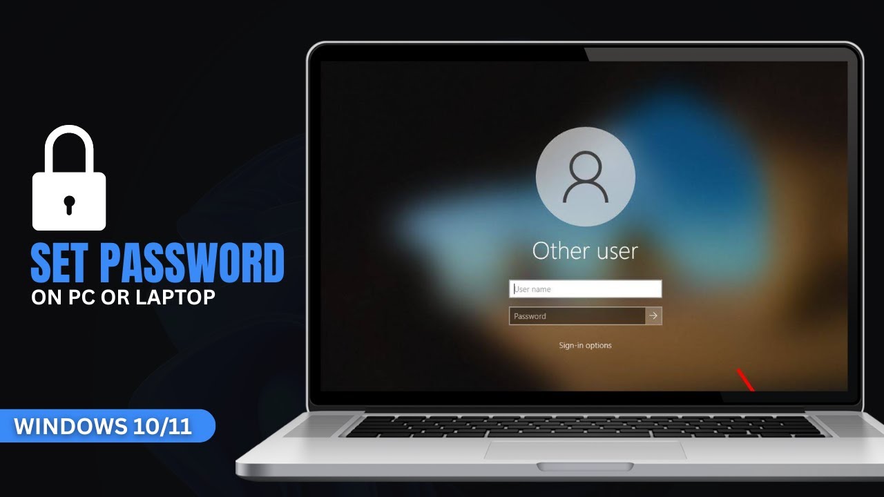 How to Set Password on Windows 11 or 10 PC | How To Set Password In ...