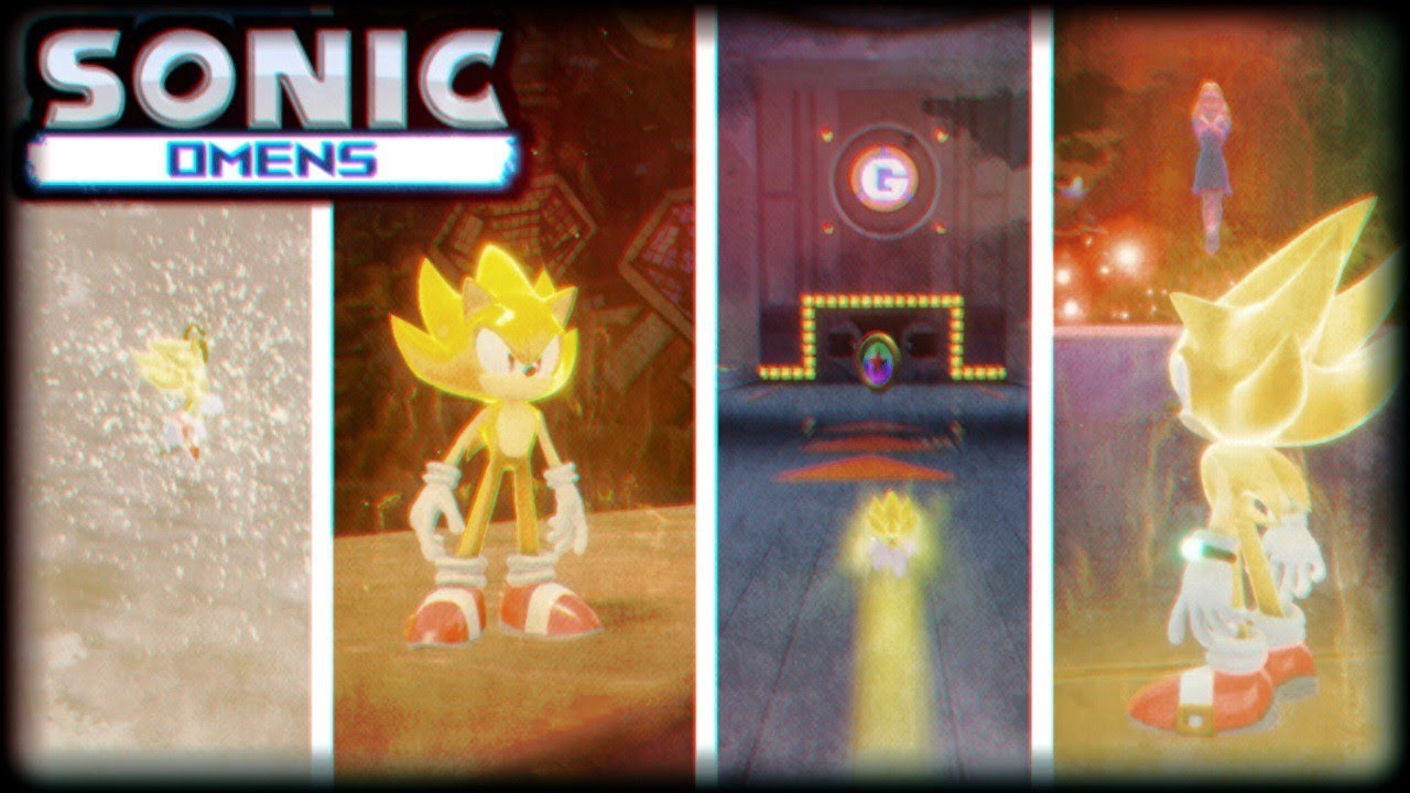 Sonic Omens (3.2.0) | All Action Stage & Bosses As Super Sonic - YouTube