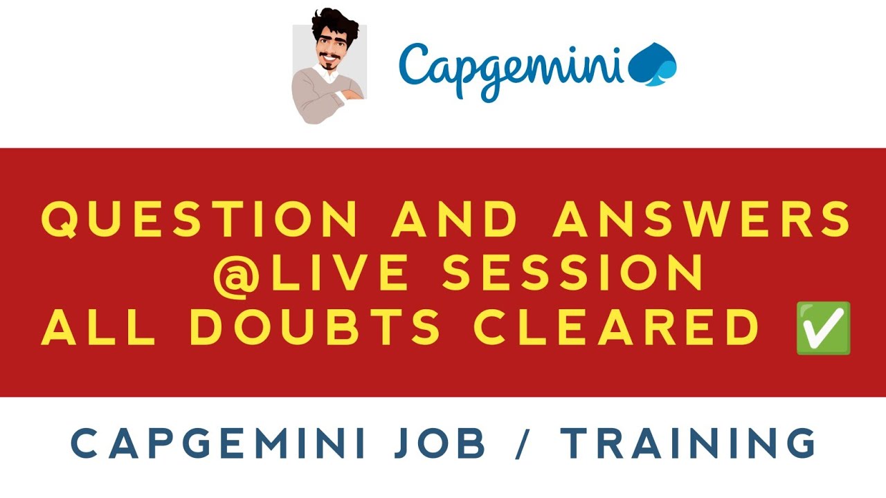 Capgemini Related All Questions And Answers Session/ ask Your doubts | Capgemini Training - YouTube