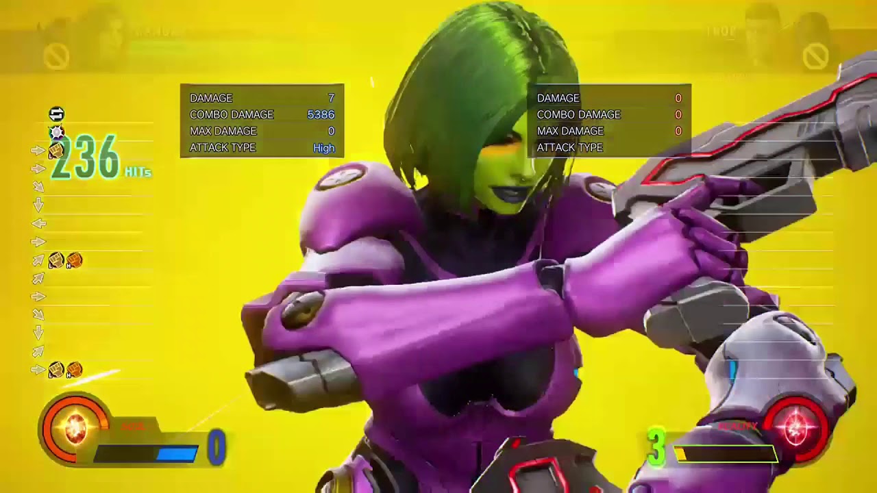 MVCI Gamora/Ultron Soul Stone Surge/Storm Combos - YouTube