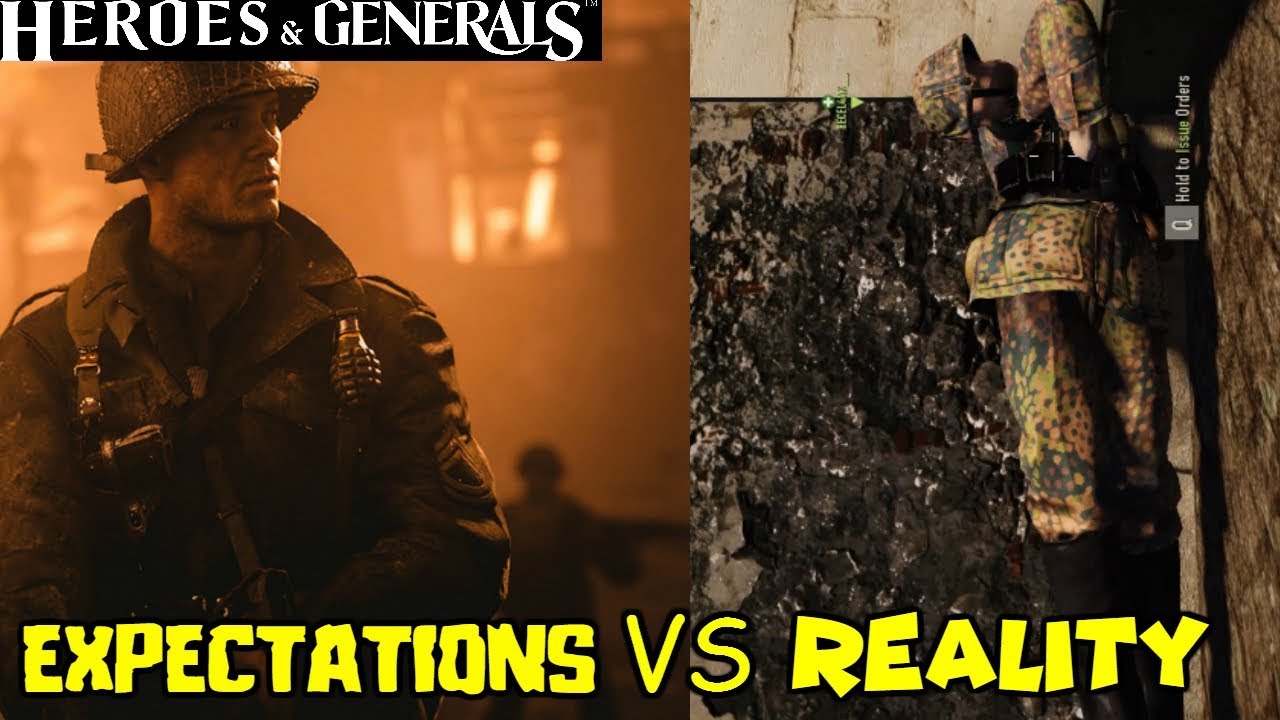 Expectations vs Reality | Heroes & Generals in a Nutshell - YouTube