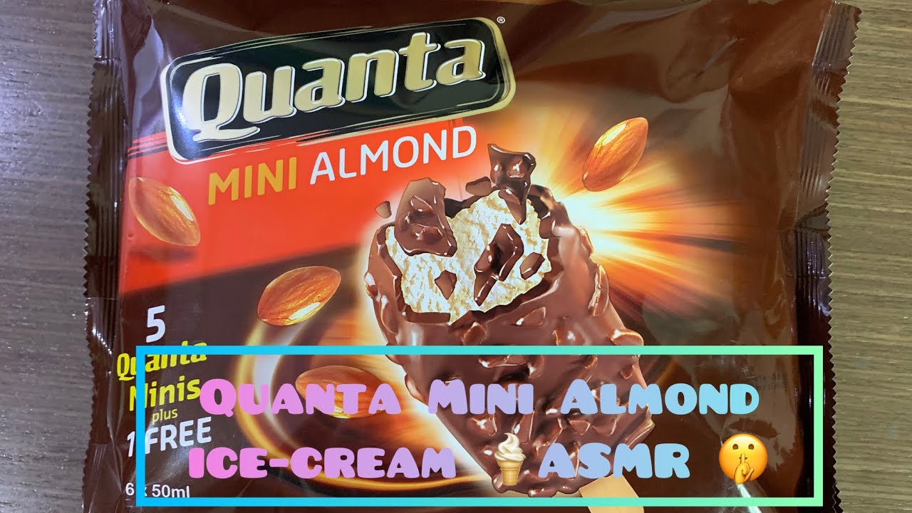 Quanta Ice-Cream 🍦Mini Almond || Unwrapping || Eating || Enjoying ...