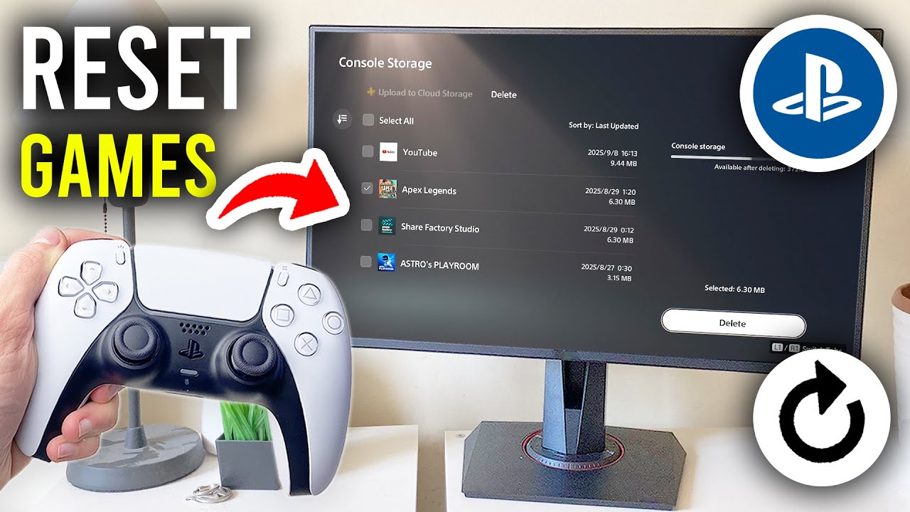 How To Reset PS5 Games and Delete Game Progress - Step By Step - YouTube