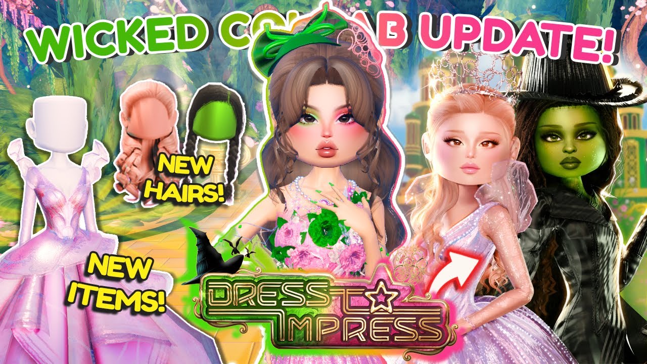 Playing the *NEW* WICKED UPDATE in DRESS TO IMPRESS! (NEW Clothes, NEW ...