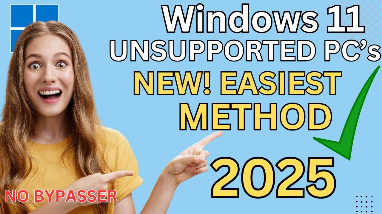 How to install Windows 11 on Unsupported PC - (NEW VERSION) - YouTube